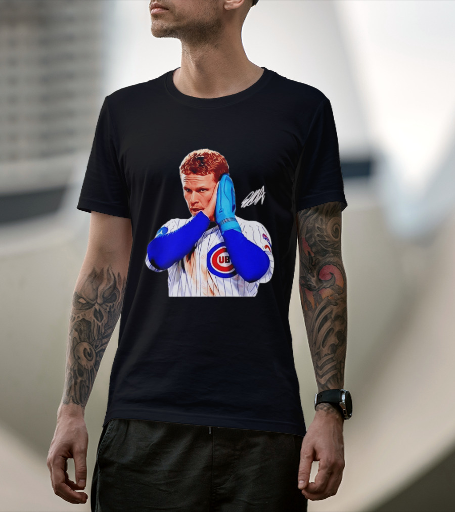 Ian Happ Chicago Cubs MLB Baseball Player With Cubs T-Shirt