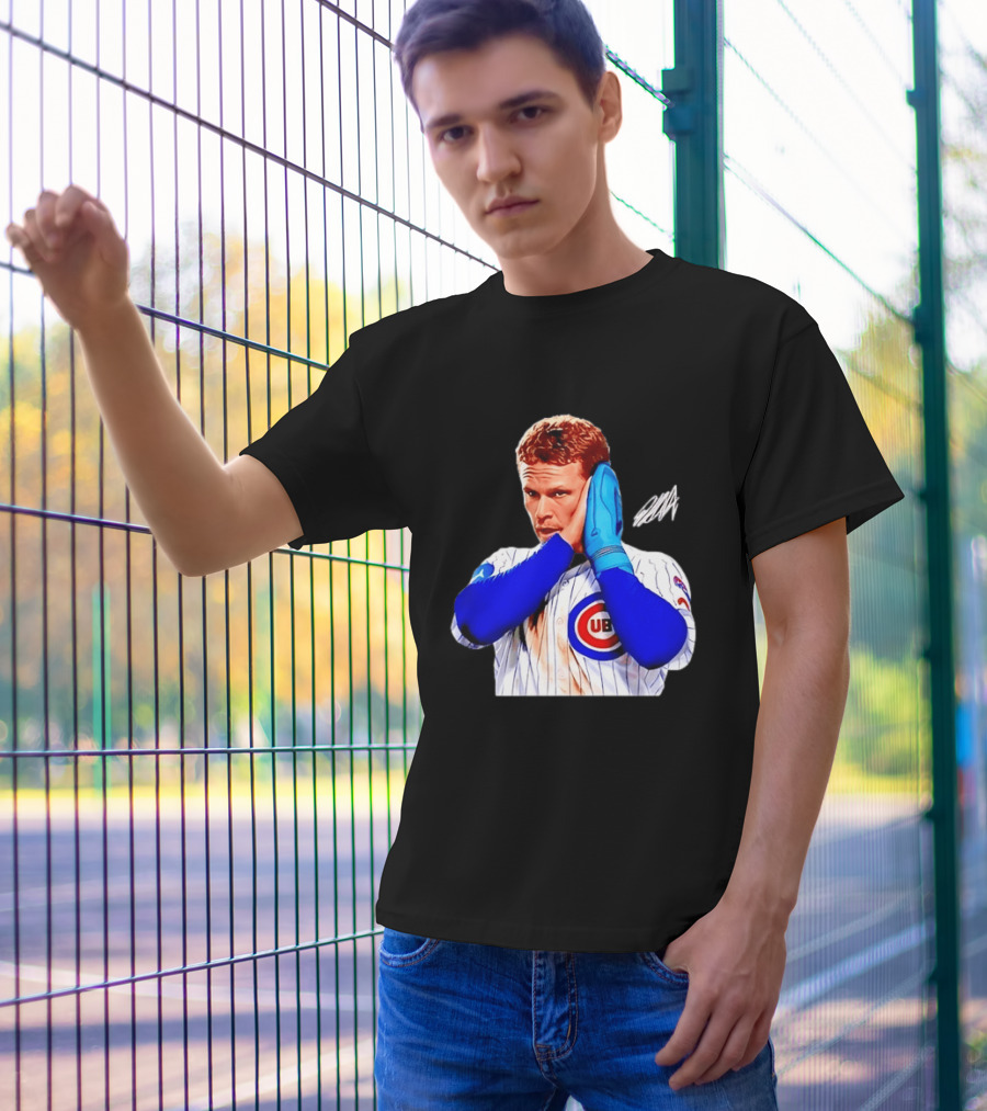 Ian Happ Chicago Cubs MLB Baseball Player With Cubs T-Shirt