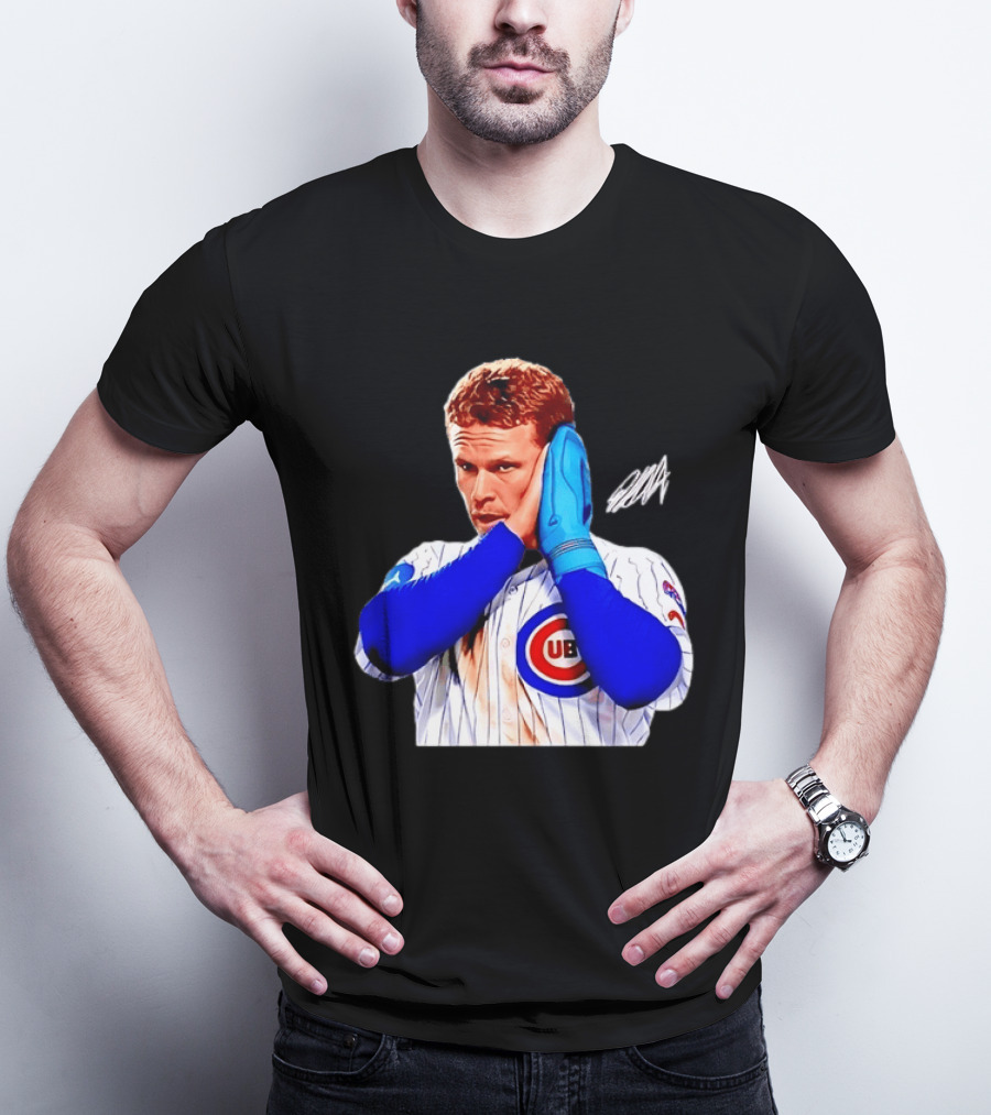 Ian Happ Chicago Cubs MLB Baseball Player With Cubs T-Shirt
