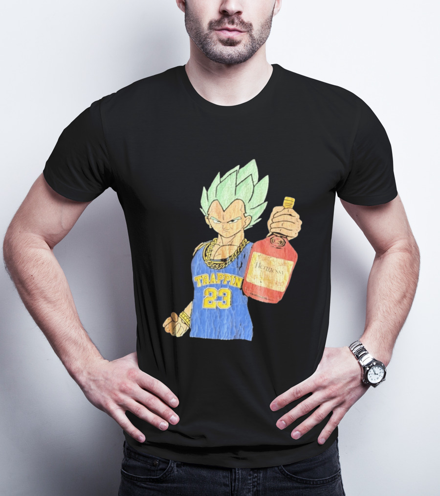 Vegeta Trappin 23 Hennessy Dragon Ball Z T-Shirt
