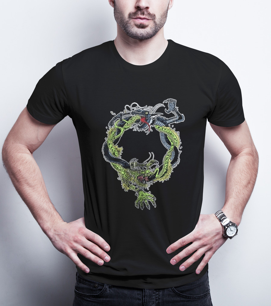 Falxo Tour 2026 El Mano A Mano Del Ano Futuristic Mechanical Dragon Battle T-Shirt