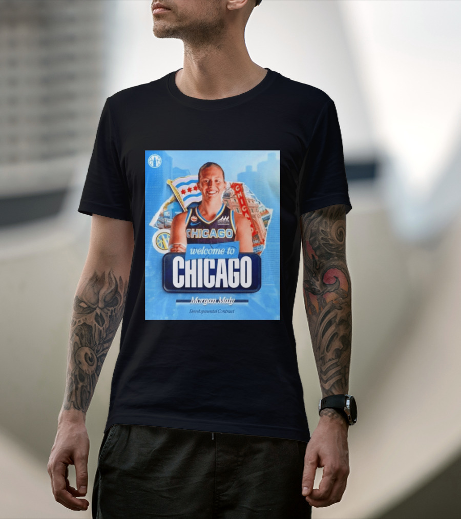 Welcome To Chicago Morgan Maly Developmental Contract Basketball Jersey T-Shirt