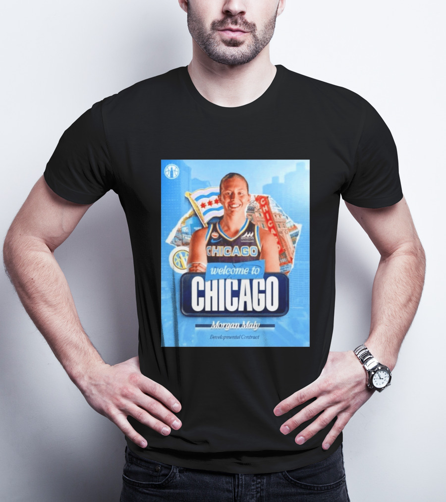 Welcome To Chicago Morgan Maly Developmental Contract Basketball Jersey T-Shirt
