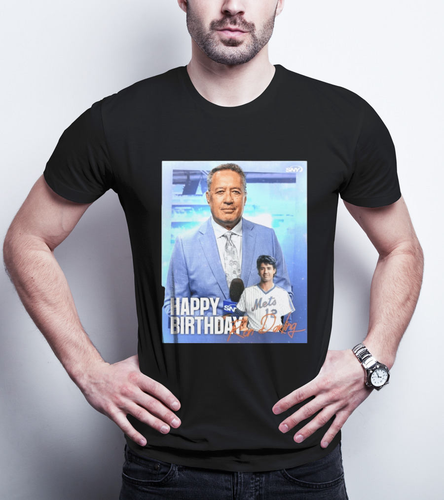 Happy Birthday Ron Darling SNY Mets Celebration T-Shirt