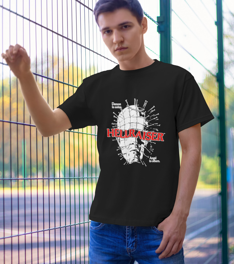 Hellraiser Pinhead Demon To Some Angel To Others T-Shirt