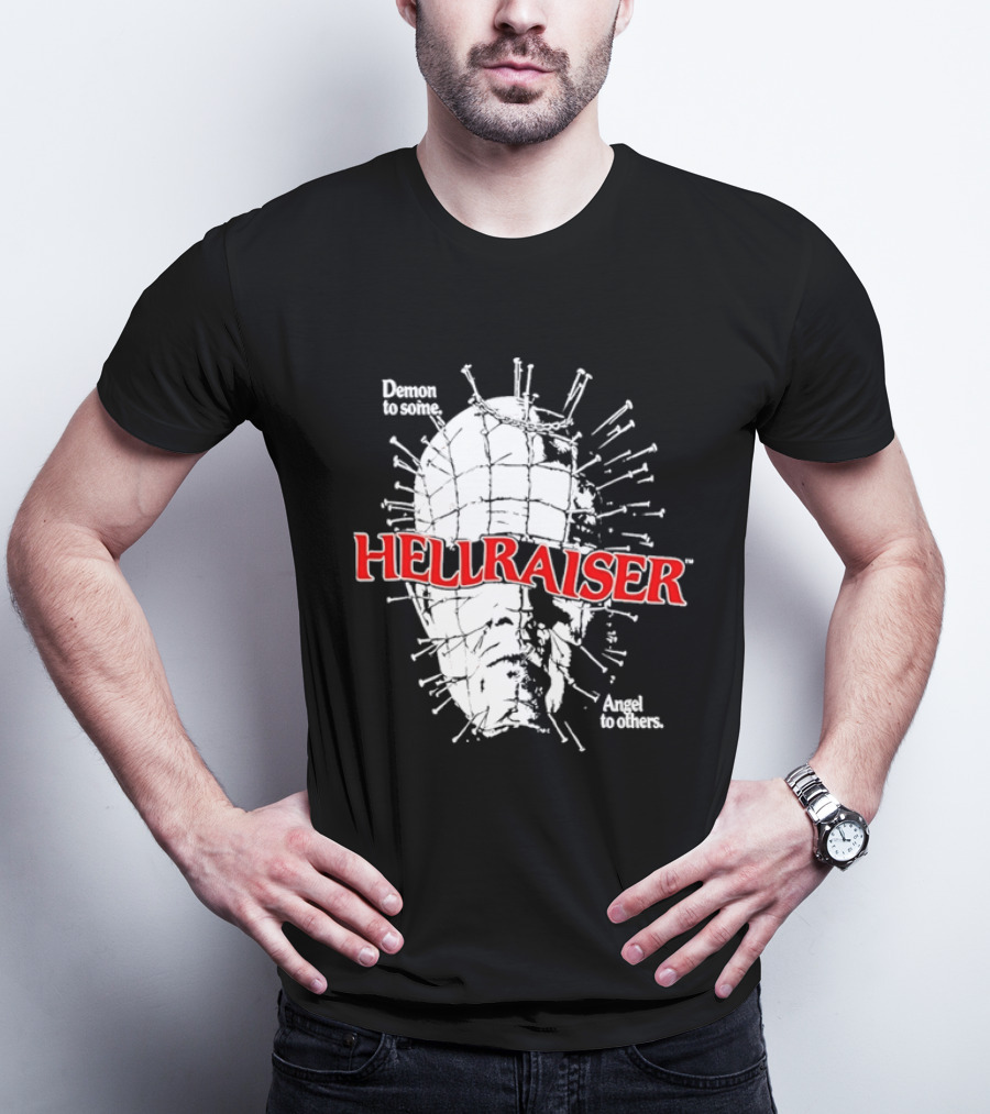 Hellraiser Pinhead Demon To Some Angel To Others T-Shirt
