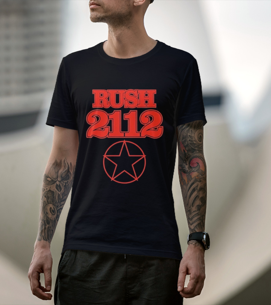 Rush 2112 Starman Iconic Progressive Rock T-Shirt