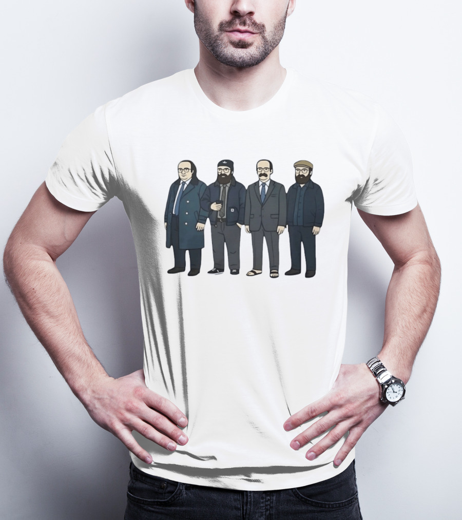 Danny DeVito Seth Rogen David Cross Zach Galifianakis Cartoon Characters T-Shirt