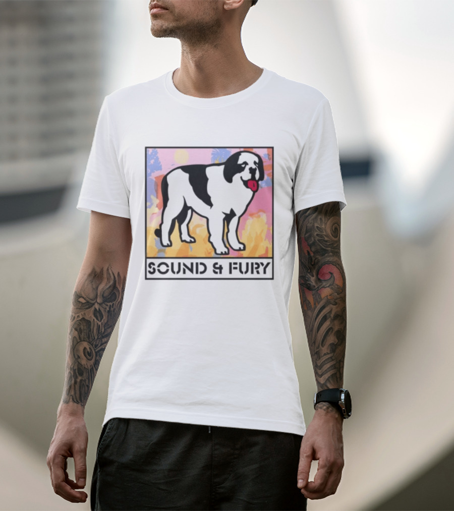 Sound And Fury Store Sound And Fury 2026 Big Dog White St Bernard T-Shirt