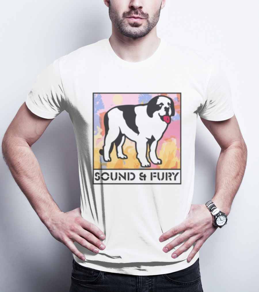Sound And Fury Store Sound And Fury 2026 Big Dog White St Bernard T-Shirt