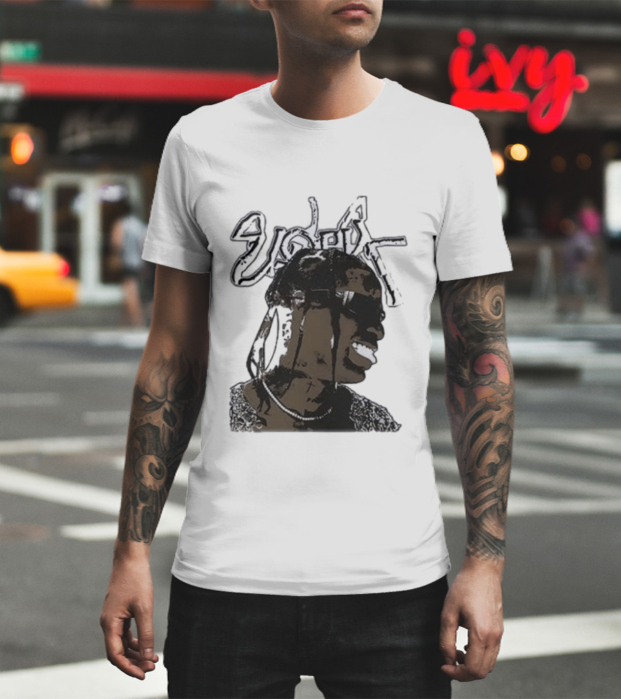 T Scott Utopia Cactus Jack Smiling T-Shirt