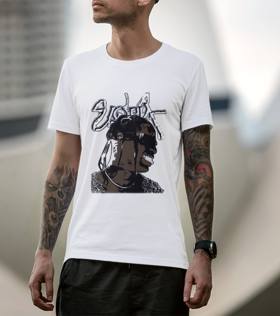 T Scott Utopia Cactus Jack Smiling T-Shirt