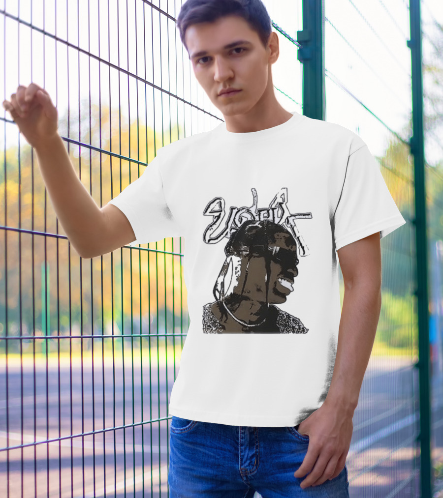 T Scott Utopia Cactus Jack Smiling T-Shirt