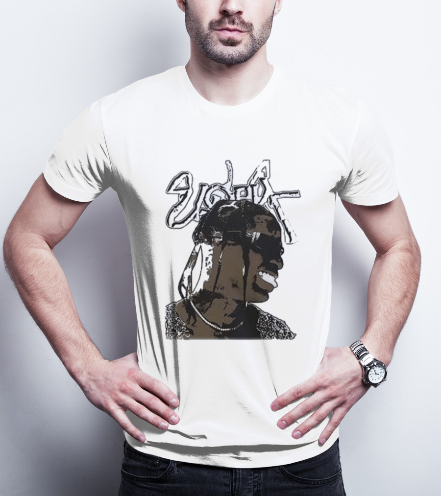 T Scott Utopia Cactus Jack Smiling T-Shirt