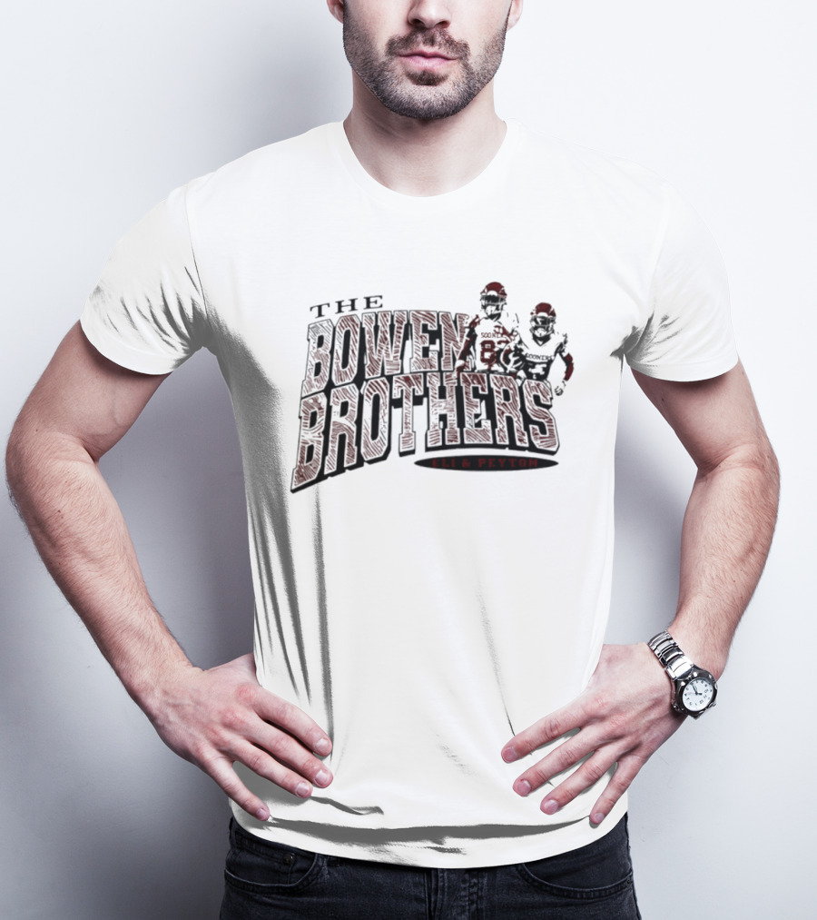 The Bowen Brothers Eli & Peyton Oklahoma Sooners Football Players T-Shirt