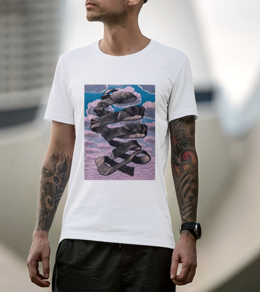 Tom Holland MC Escher Infinite Mobius Strip Optical Illusion T-Shirt