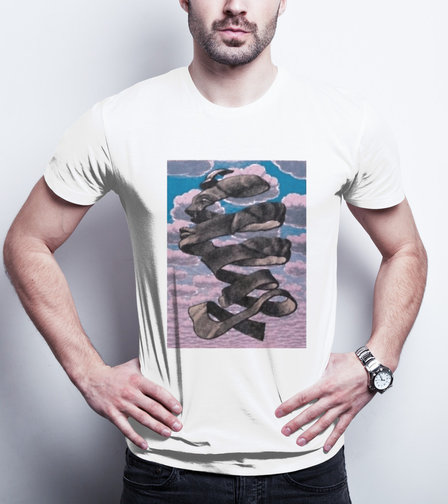 Tom Holland MC Escher Infinite Mobius Strip Optical Illusion T-Shirt