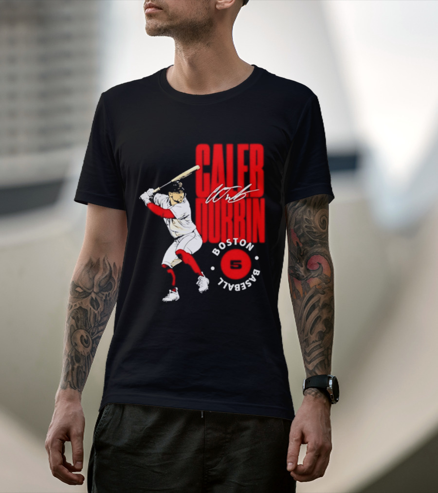 Caleb Durbin Boston Red Sox Baseball 5 T-Shirt