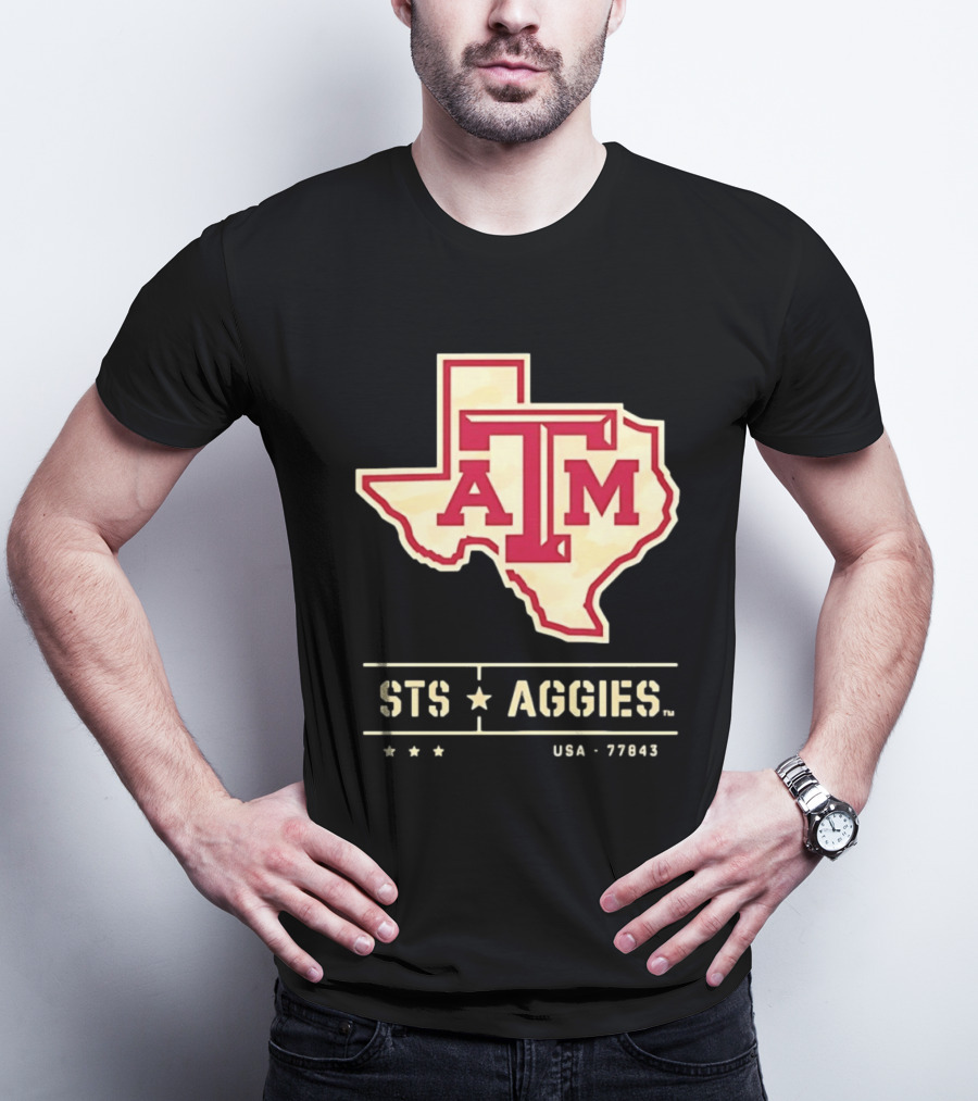 Texas A&M ATM STS Aggies USA 77843 T-Shirt