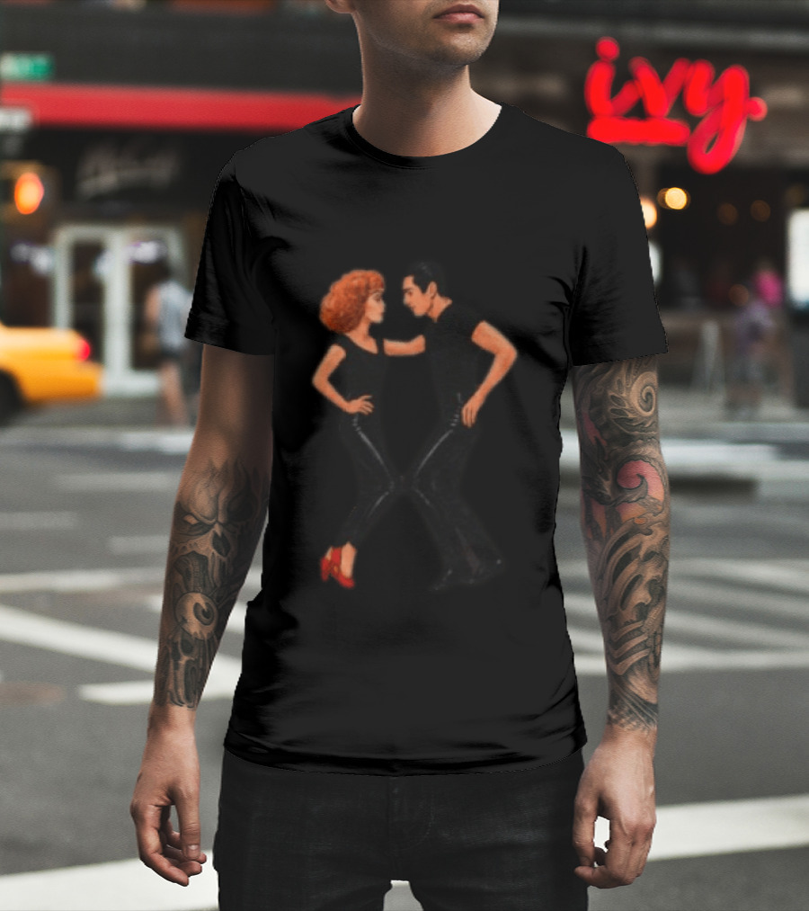 Danny Aarons Store Grease Danny And Sandy Dance Scene T-Shirt
