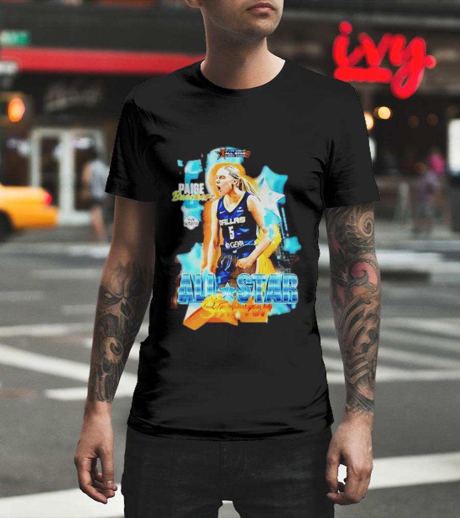 Paige Bueckers Dallas Wings All Star Starter 2025 WNBPA T-Shirt