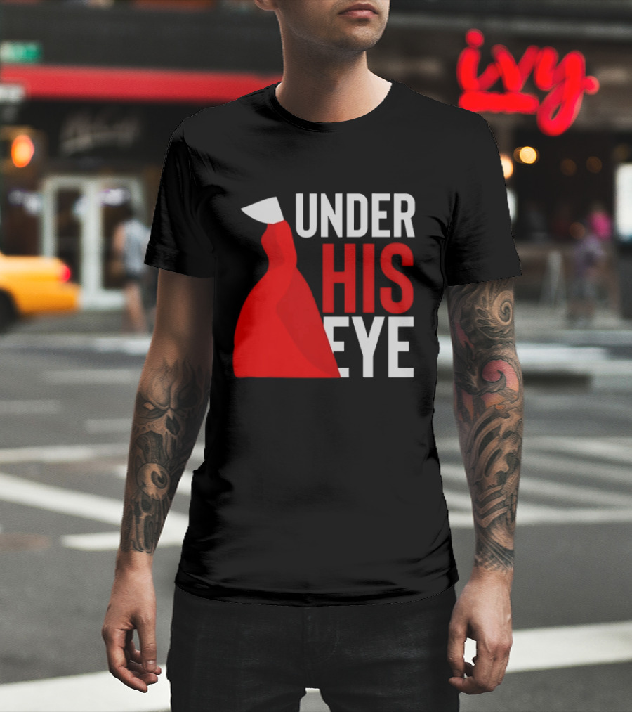 Under His Eye Red Cloak And White Bonnet T-Shirt