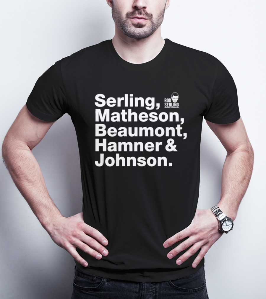 Serling Matheson Beaumont Hamner And Johnson MST3K T-Shirt