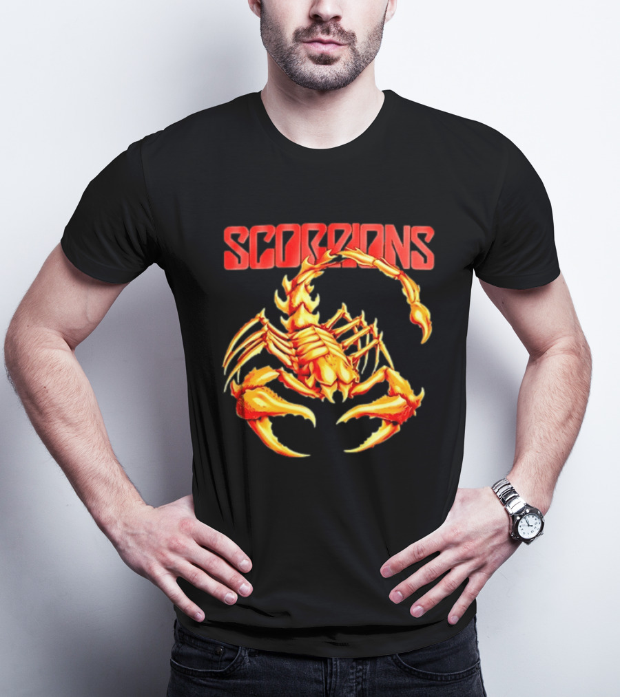 Scorpions Band Heavy Metal Hard Rock Iconic Scorpion Visual T-Shirt