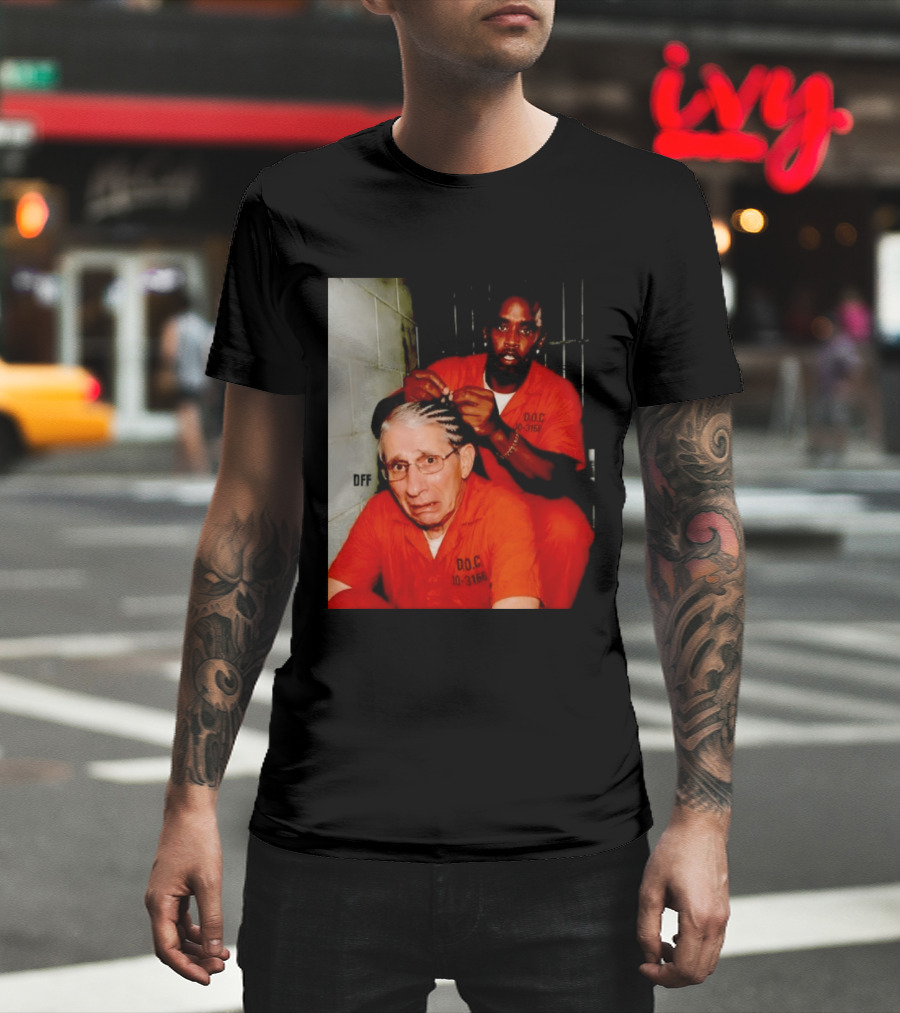 Sean Diddy Combs Braiding Anthony Fauci Hair D.O.C Meme T-Shirt