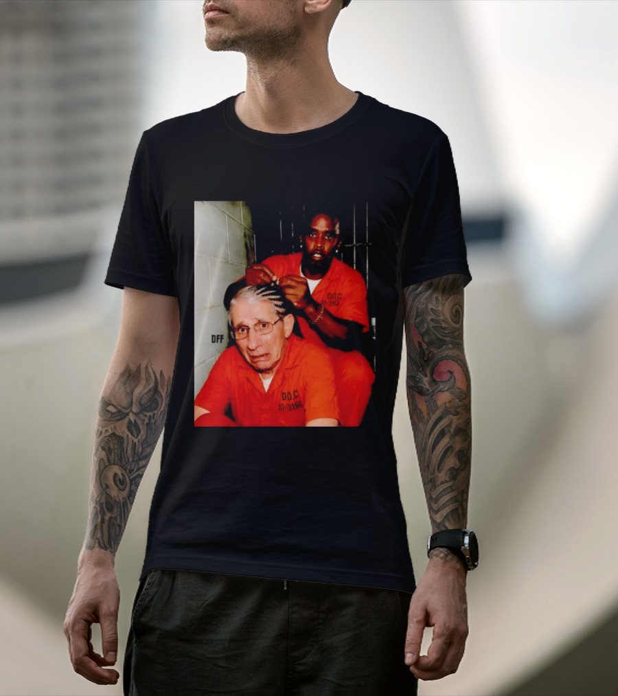Sean Diddy Combs Braiding Anthony Fauci Hair D.O.C Meme T-Shirt