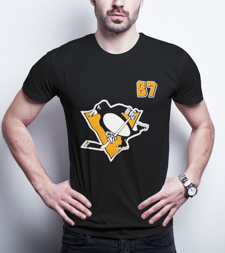 Sidney Crosby 87 Pittsburgh Penguins NHL Player T-Shirt
