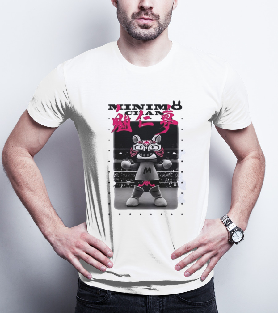 Minimo Chan Lucha Libre Japanese Wrestling T-Shirt