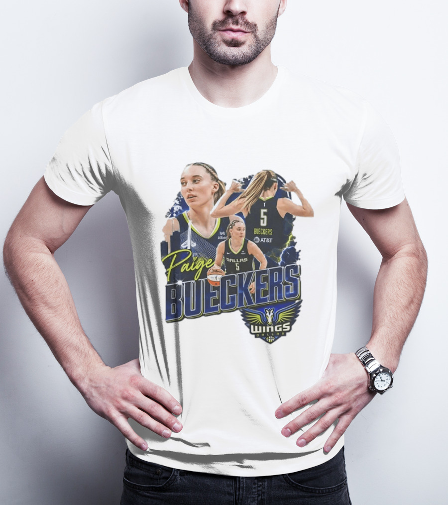 Paige Bueckers Dallas Wings 5 WNBA Basketball Wings Orders T-Shirt