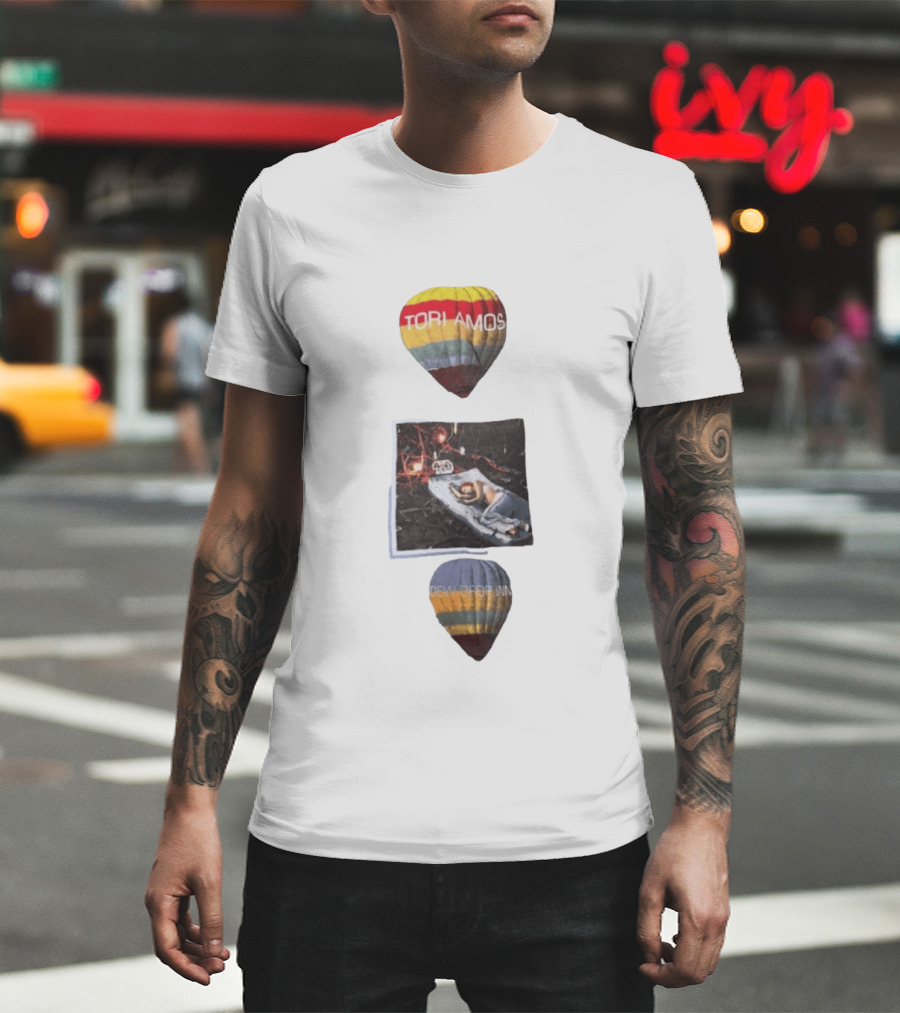 Tori Amos Dew Drop Inn 90s Music Alternative Rock Hot Air Balloon Album T-Shirt
