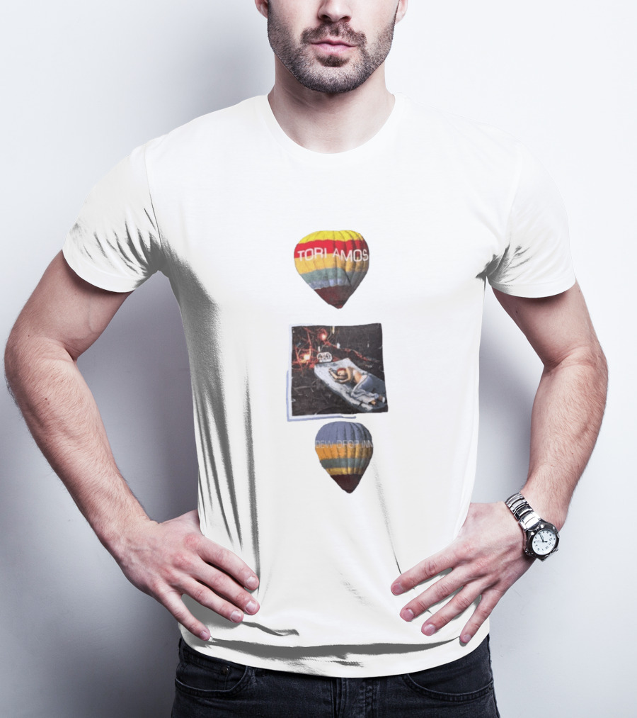 Tori Amos Dew Drop Inn 90s Music Alternative Rock Hot Air Balloon Album T-Shirt