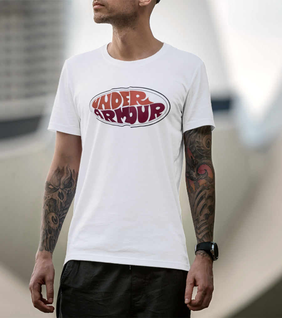 Under Armour Athletic Wear Sportswear Bold Oval Lettering T-Shirt