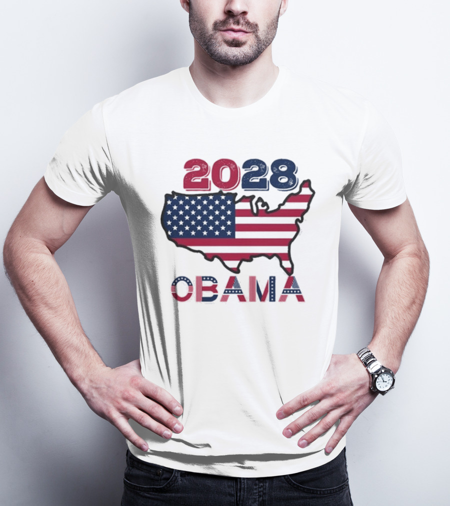 Barack Obama 2028 For President Election T-Shirt