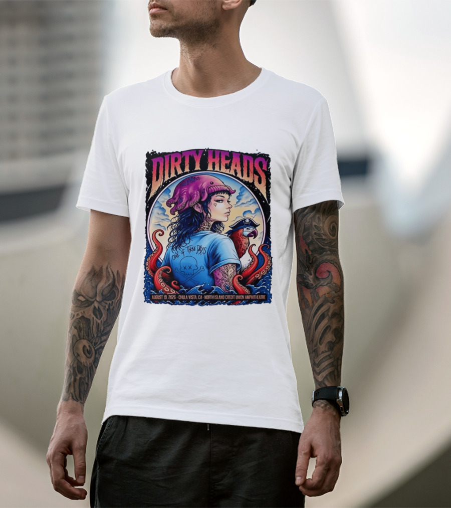 Dirty Heads One Of Those Days Tour 2026 Chula Vista Concert T-Shirt