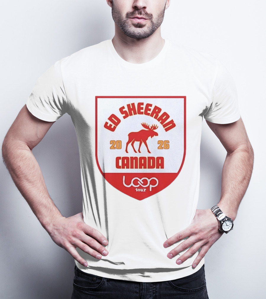Ed Sheeran 2026 Canada Loop Tour Concert T-Shirt
