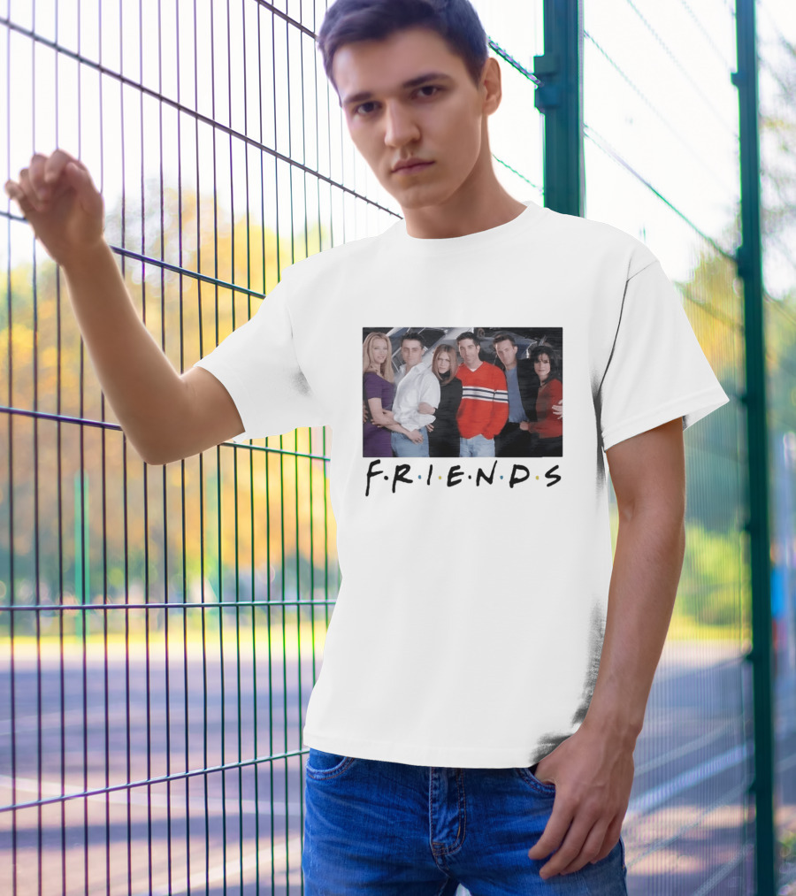 Friends Cast Group 90s Sitcom Rachel Green T-Shirt