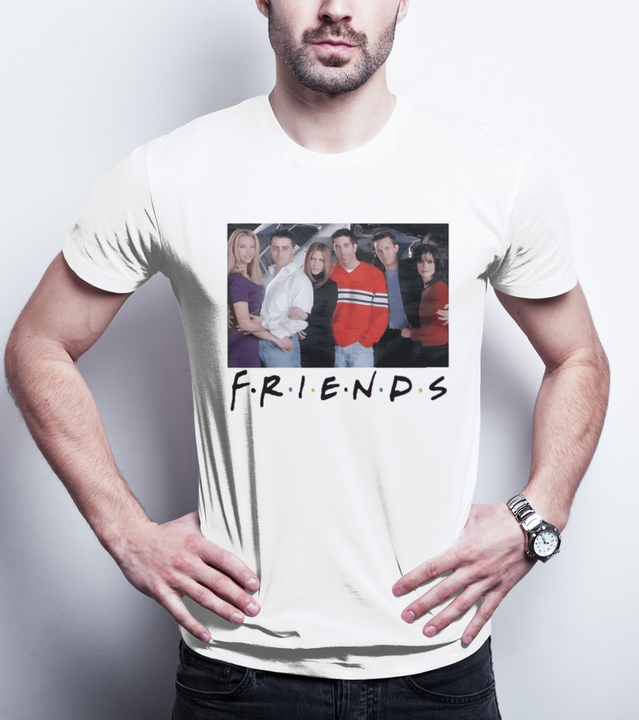 Friends Cast Group 90s Sitcom Rachel Green T-Shirt