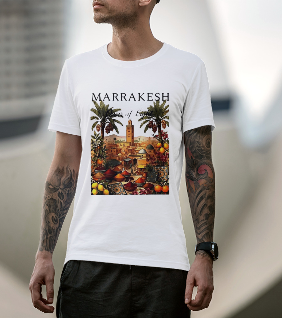 Marrakesh Oasis Of Light Noise Spices And Good Vibes T-Shirt