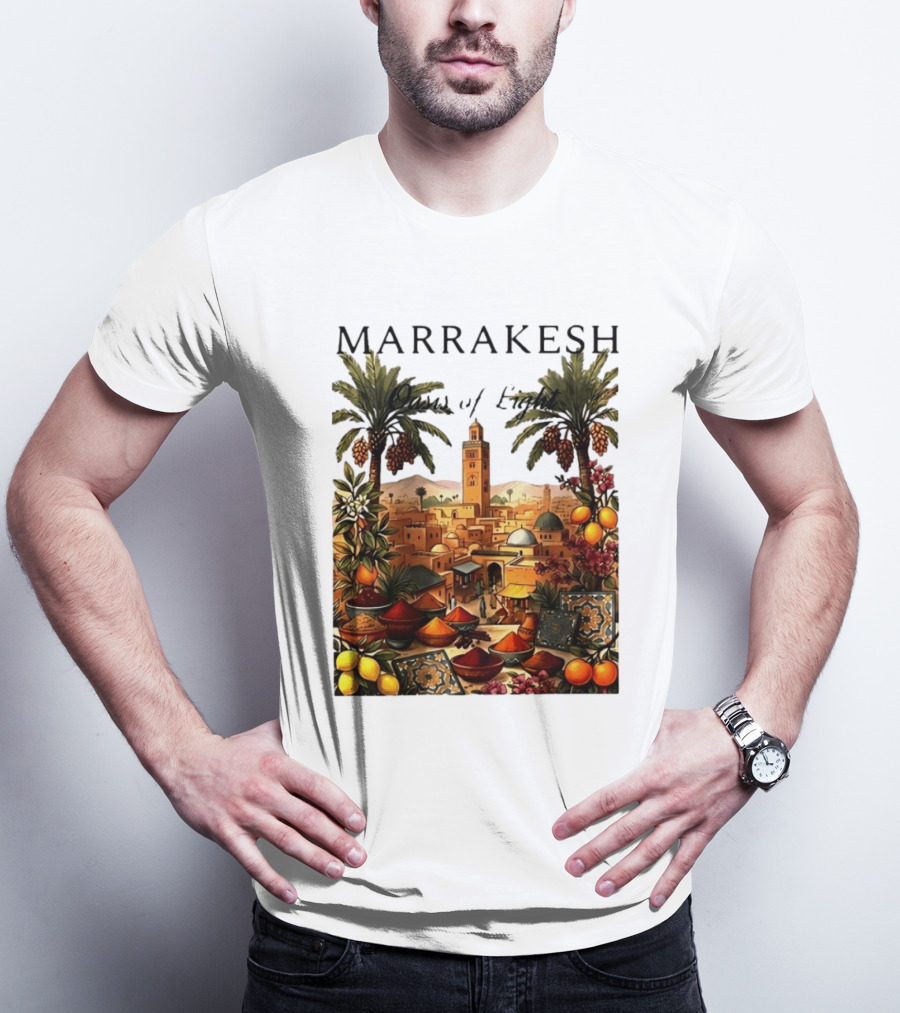 Marrakesh Oasis Of Light Noise Spices And Good Vibes T-Shirt