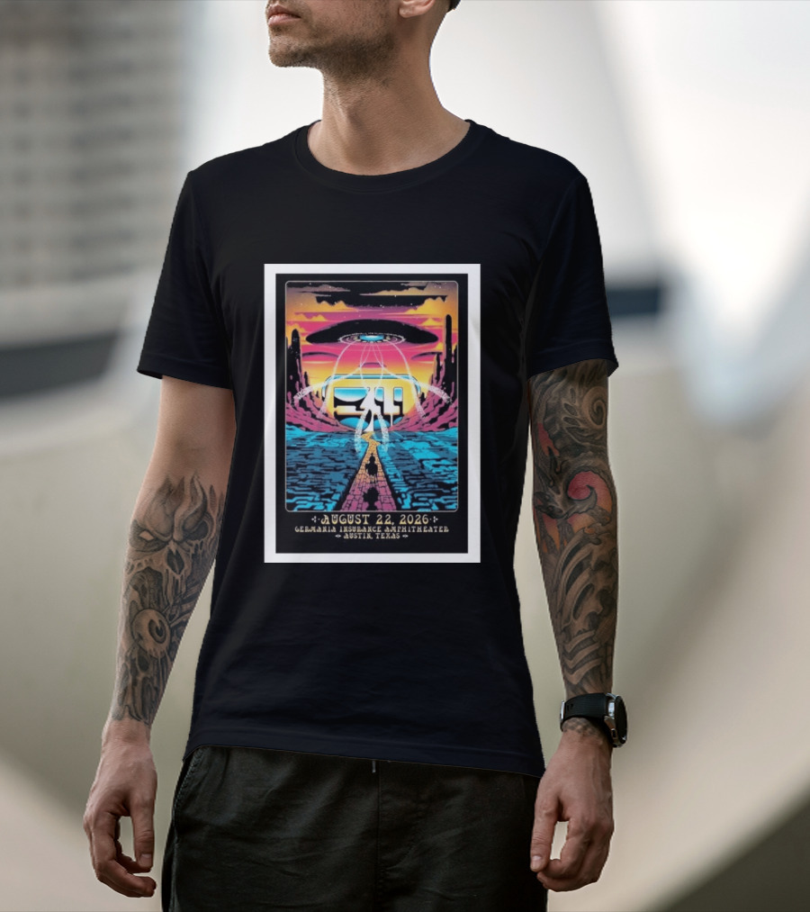 311 Band Live At Germania Insurance Amphitheater Austin Texas August 22 2026 Event T-Shirt