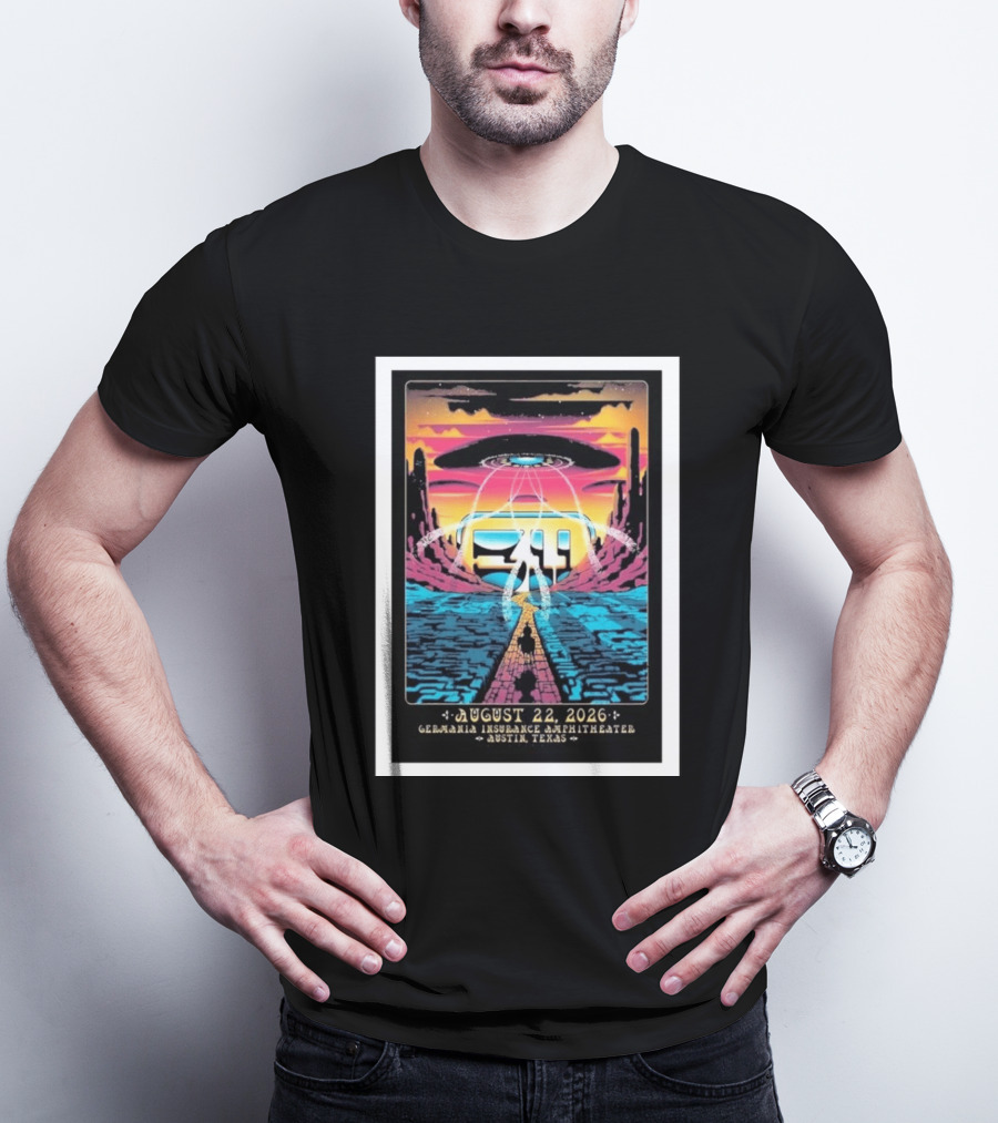 311 Band Live At Germania Insurance Amphitheater Austin Texas August 22 2026 Event T-Shirt