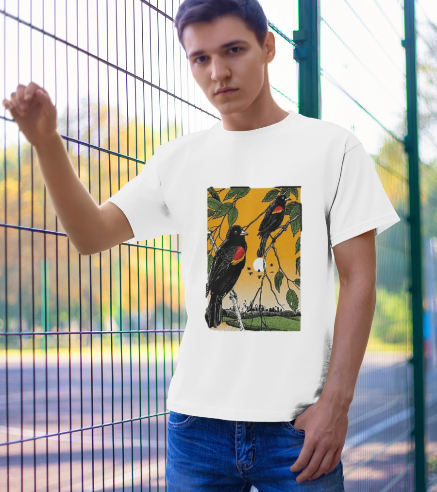 Gregory Alan Isakov Philadelphia August 21 2026 Red Winged Blackbirds City Skyline T-Shirt