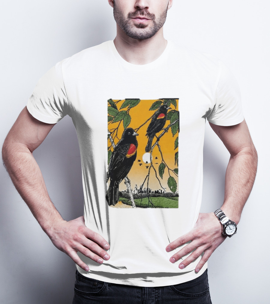 Gregory Alan Isakov Philadelphia August 21 2026 Red Winged Blackbirds City Skyline T-Shirt