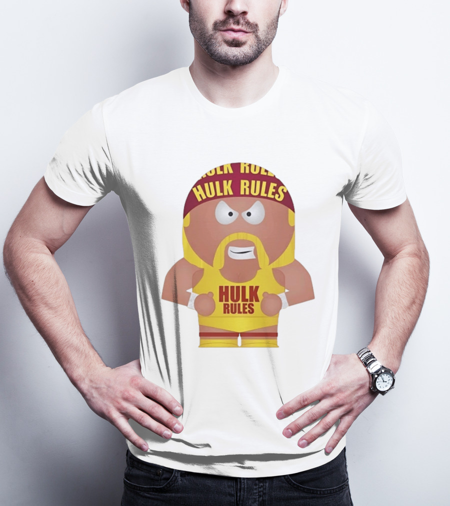 Hulk Hogan South Park Style Hulk Rules Wrestling T-Shirt