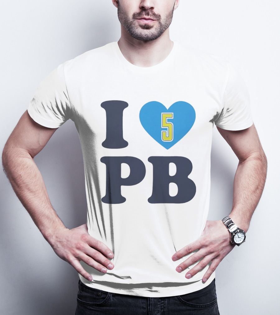 I Love Heart 5 PB Sports T-Shirt