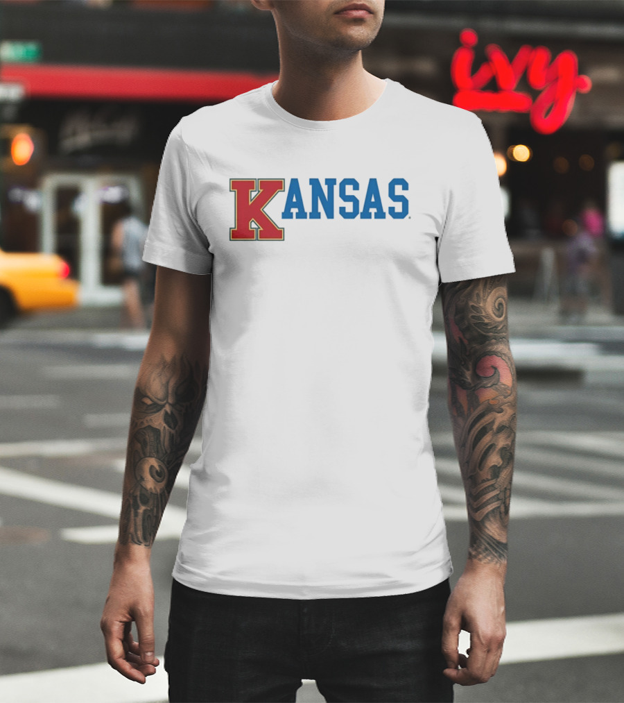 Kansas Jayhawks NCAA College Basketball KANSAS T-Shirt